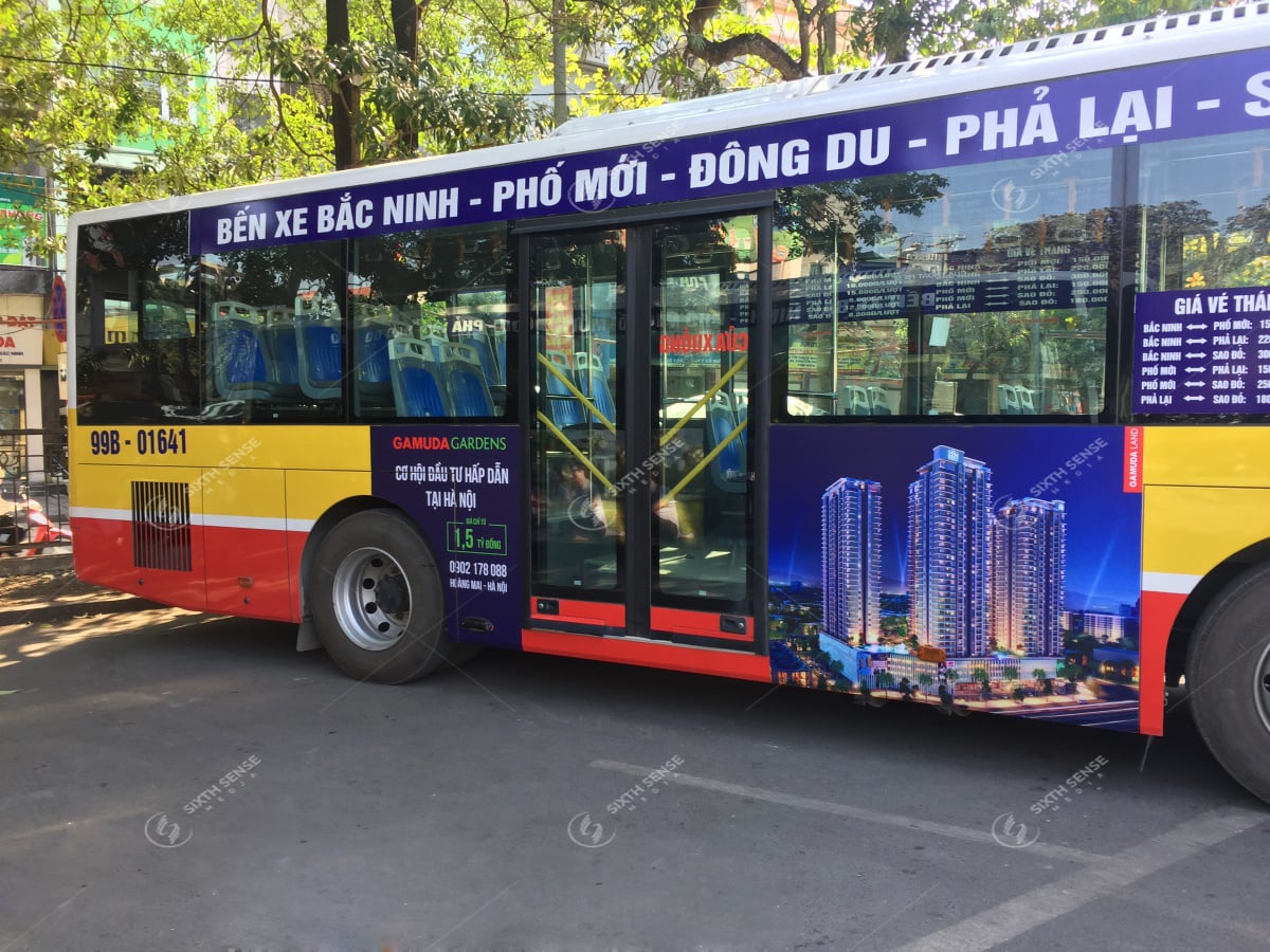 Gamuda Gardens quảng cáo trên xe bus tại Bắc Ninh - Công ty cung cấp ...