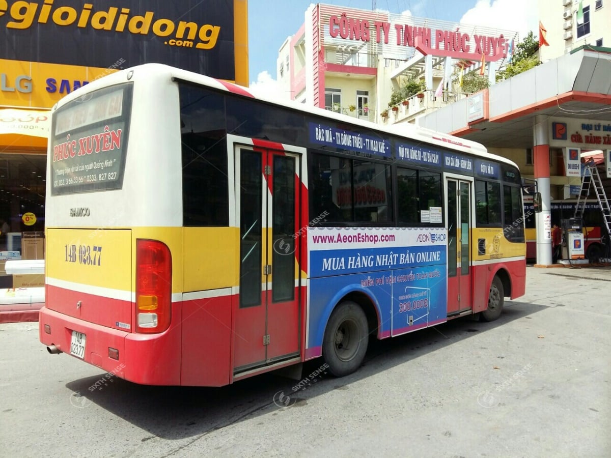 AEON Shop quảng cáo xe bus Bắc Ninh - Quảng Ninh - Hải Phòng - Công ty ...