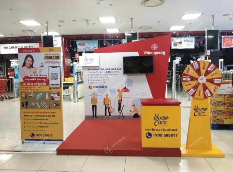 Thiết kế - Thi công POSM tại điểm bán trọn gói, báo giá tốt