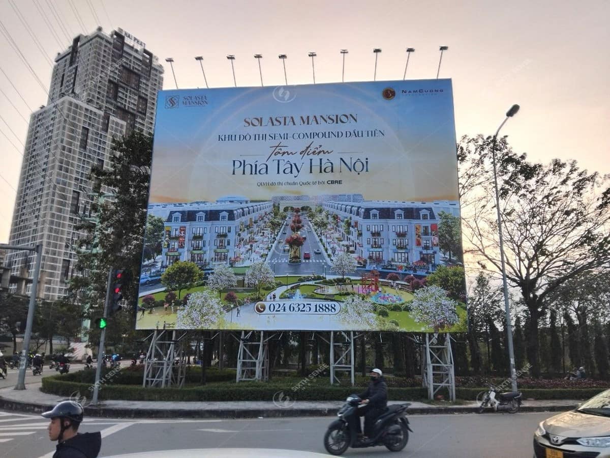 Thi công billboard quảng cáo khu biệt thự Solasta Mansion & An Quý ...